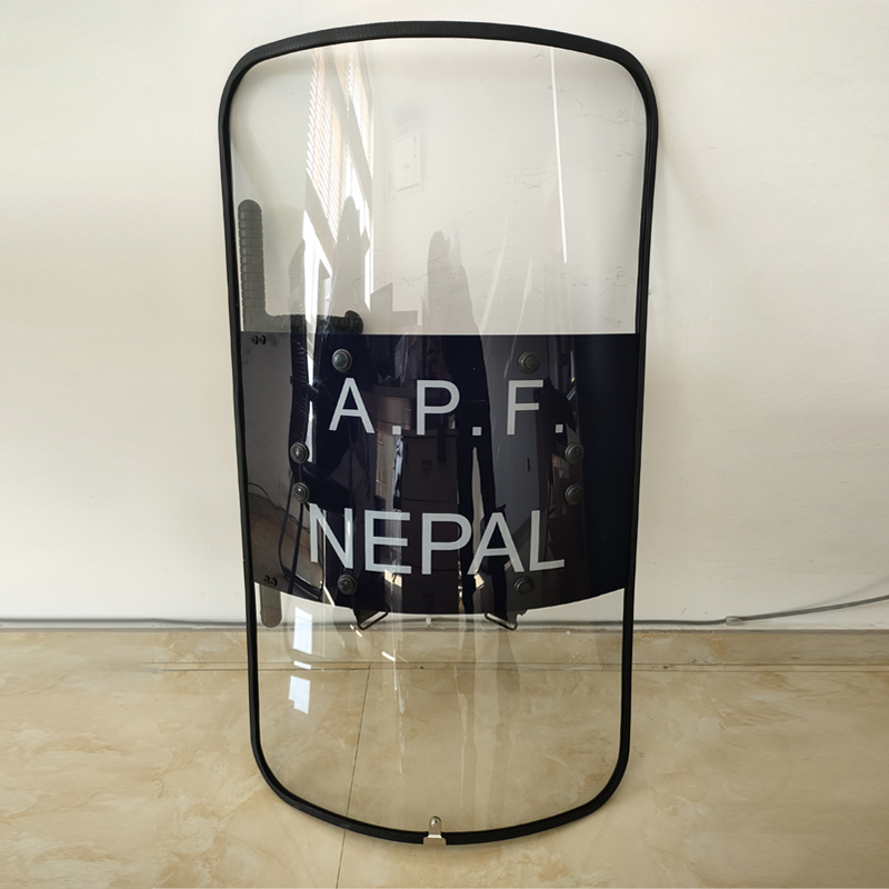 China Anti riot shield with baton holder factory and manufacturers | Ganyu